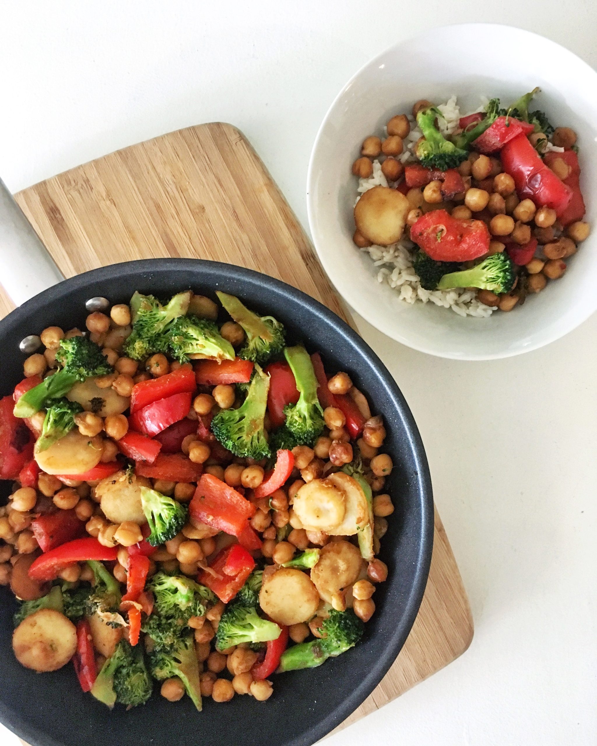 Easy Chickpea Stir-fry | All Nutrition Kitchen