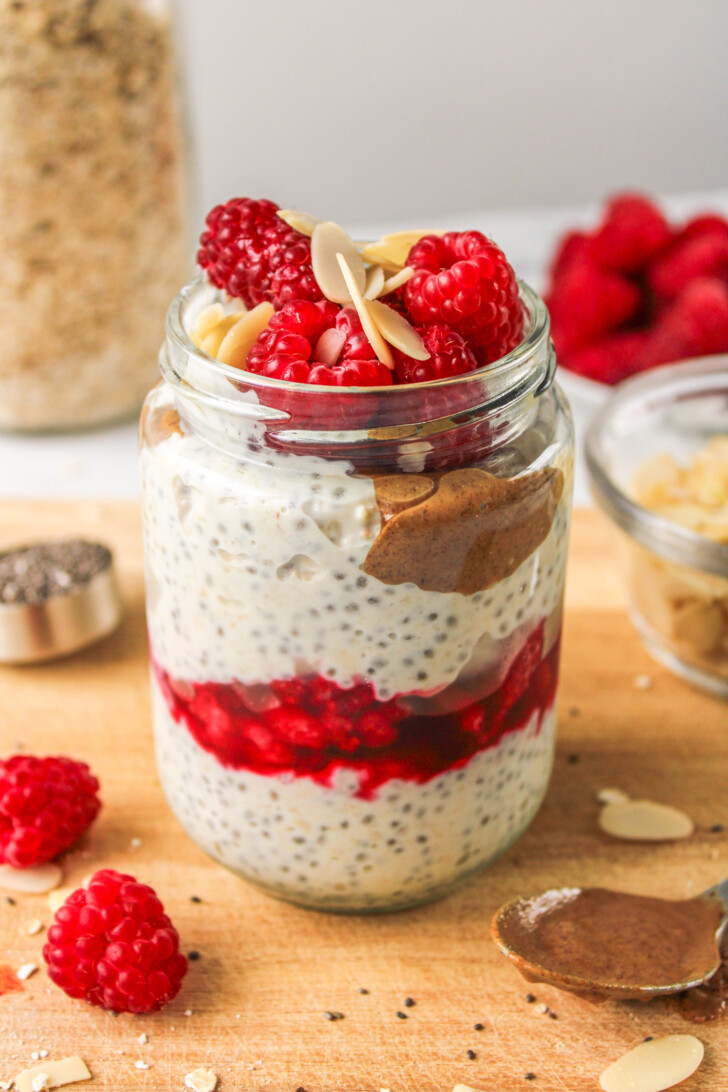 Raspberry Overnight Oats | All Nutrition